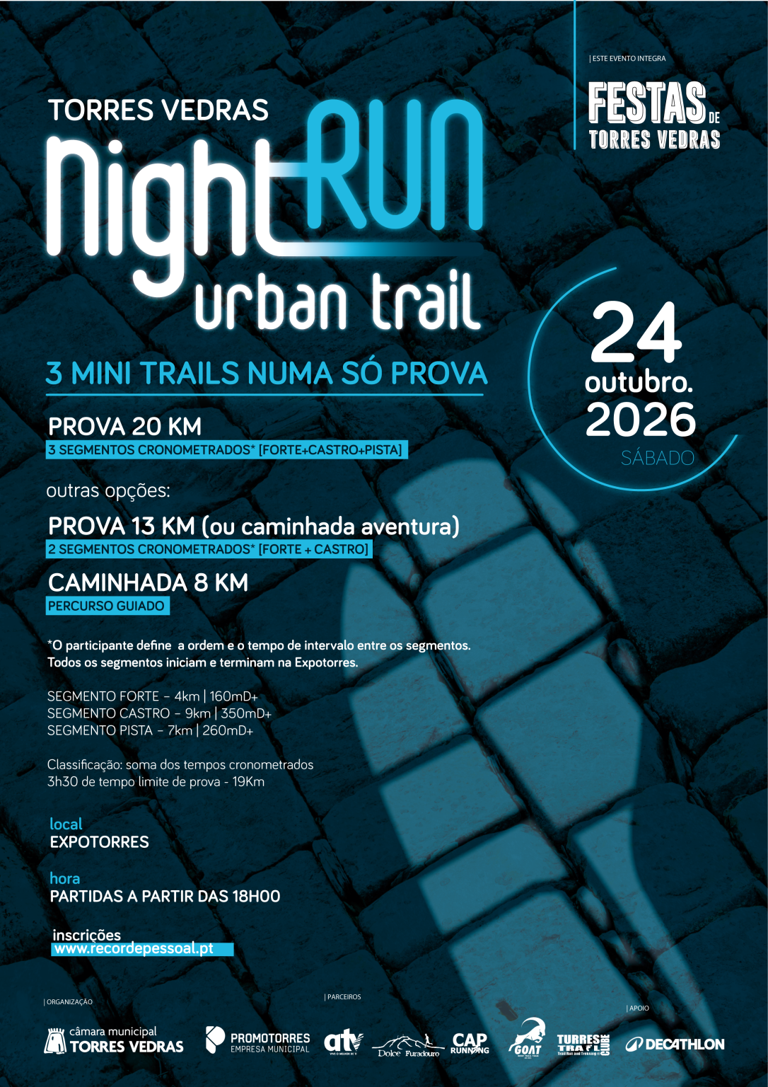 6th TORRES VEDRAS NIGHT RUN URBAN TRAIL 2026 — Trail Run in Torres ...
